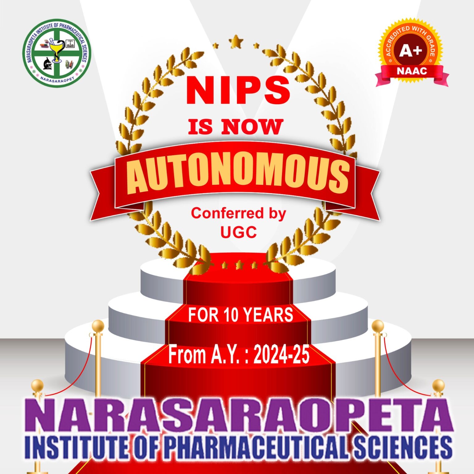Narasaraopeta Institute of Pharmaceutical Sciences – NIPS Website